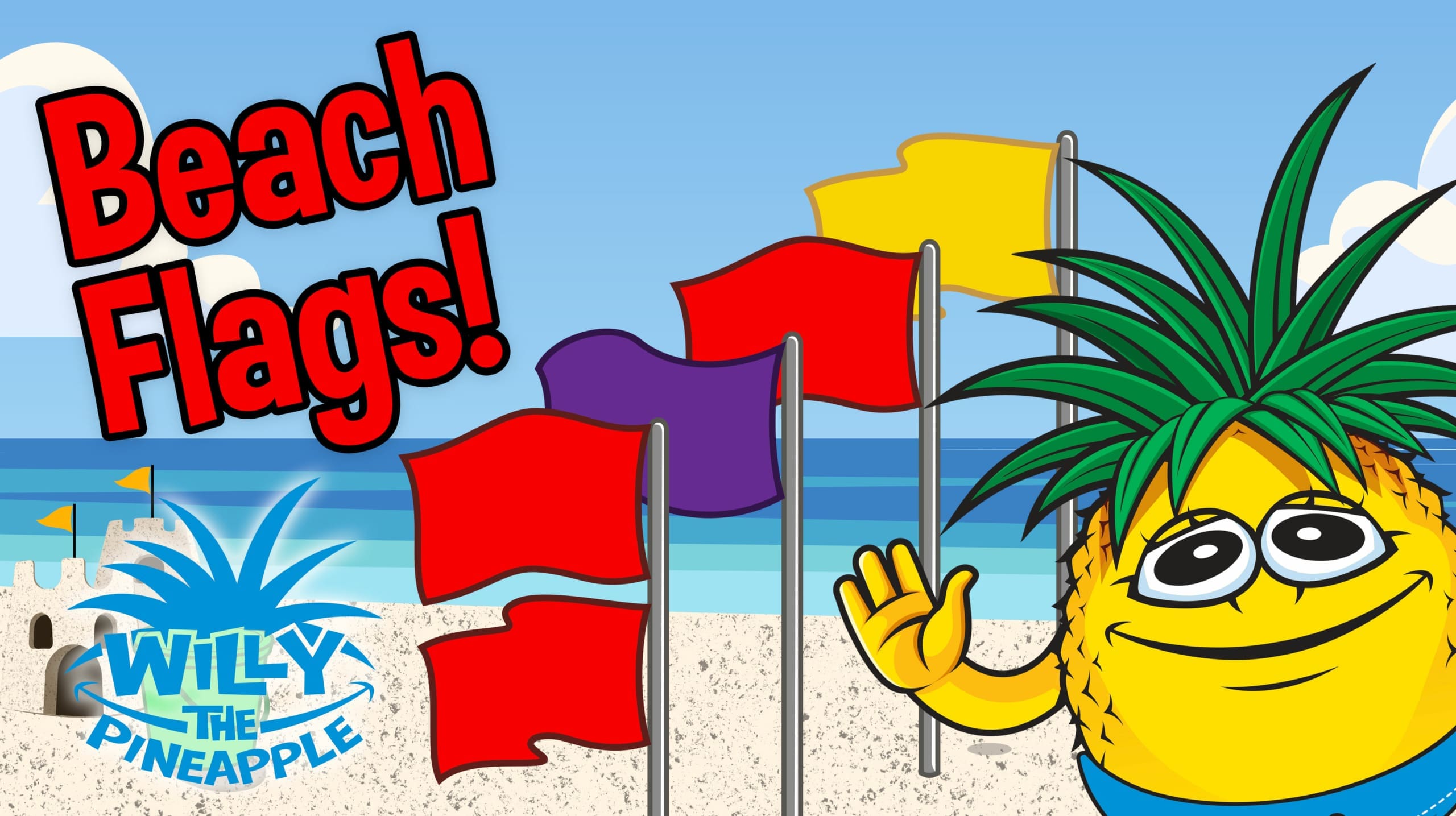 Willy's Secret Code of Beach Safety Flags | Pineapple Willy's